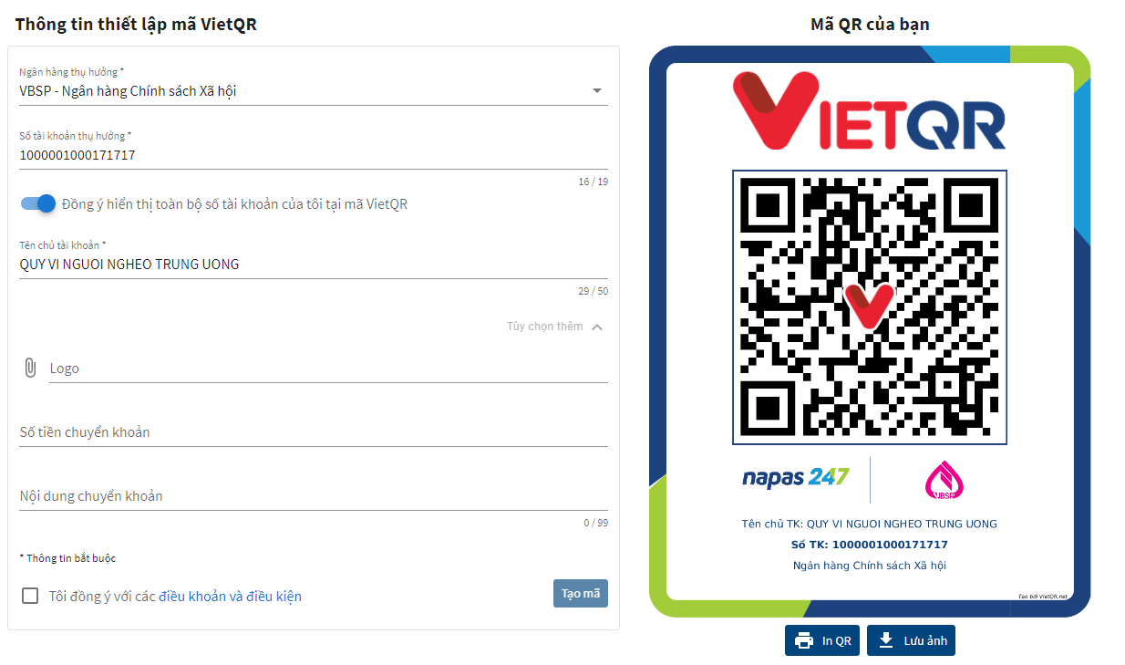 Tạo và sử dụng mã QR tài khoản Ngân Hàng: Hướng dẫn chi tiết mới nhất